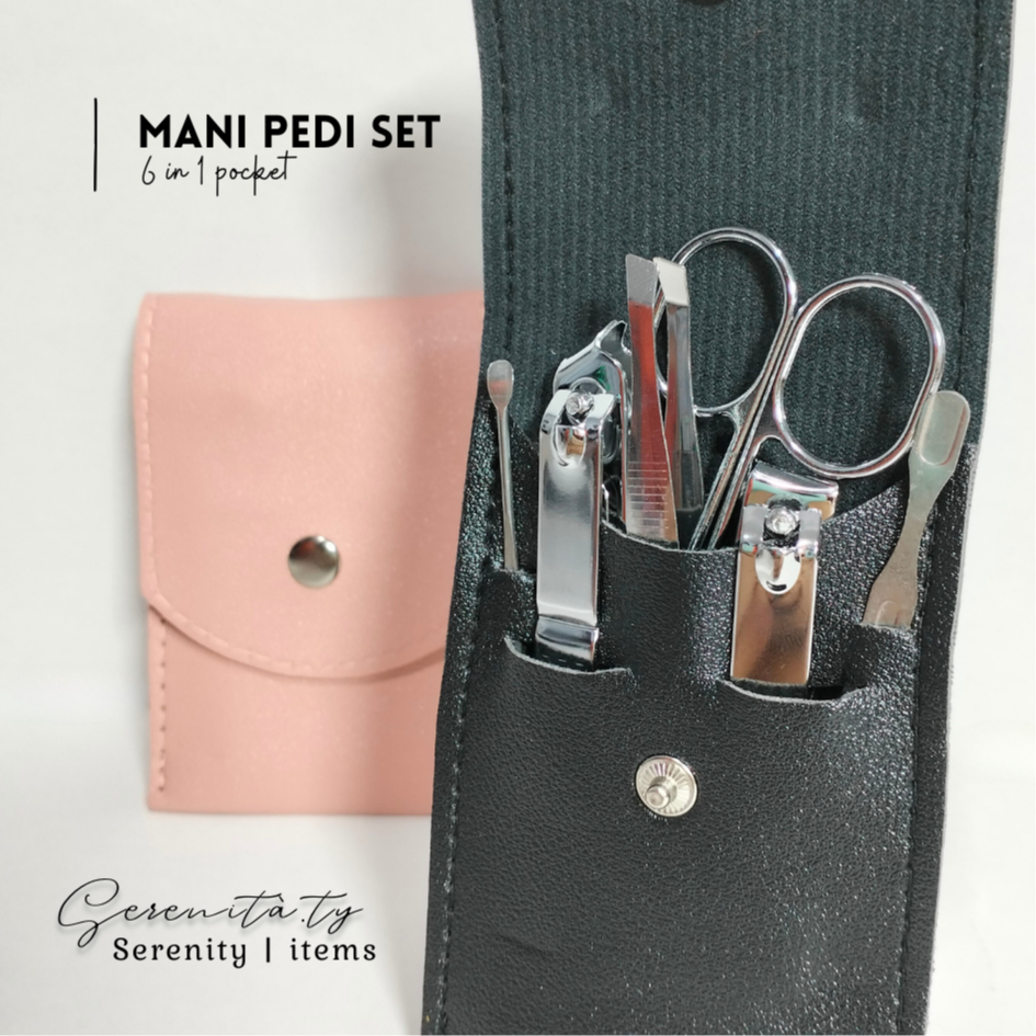 Jual SERENITA.TY 6in1 Manicure Pedicure Set | Alat Gunting Kuku | Nail ...