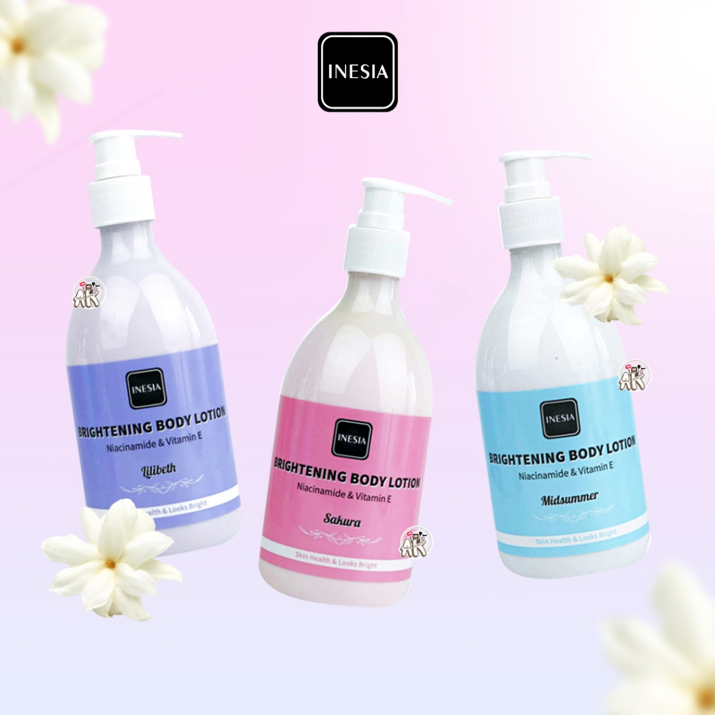 Jual INESIA BRIGHTENING BODY LOTION 300ML SERIES ( MIDSUMMER / SAKURA ...