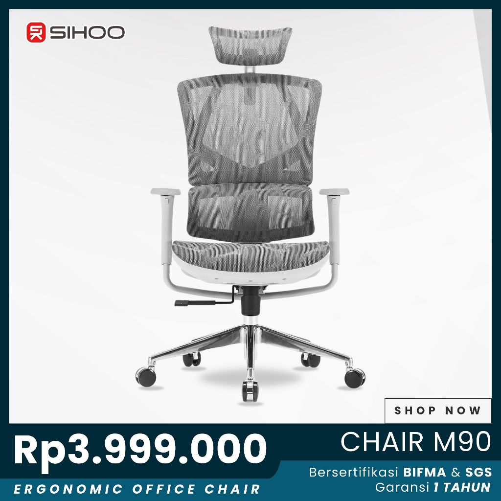 Jual SIHOO Office Chair M90C Kursi Kerja Kantor Ergonomic Gaming ...