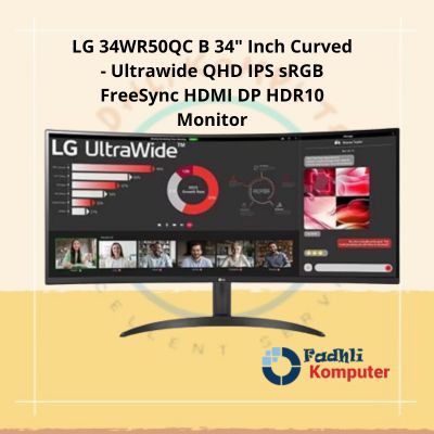 Jual LG 34WR50QC B 34" Inch Curved - Ultrawide QHD IPS sRGB FreeSync ...