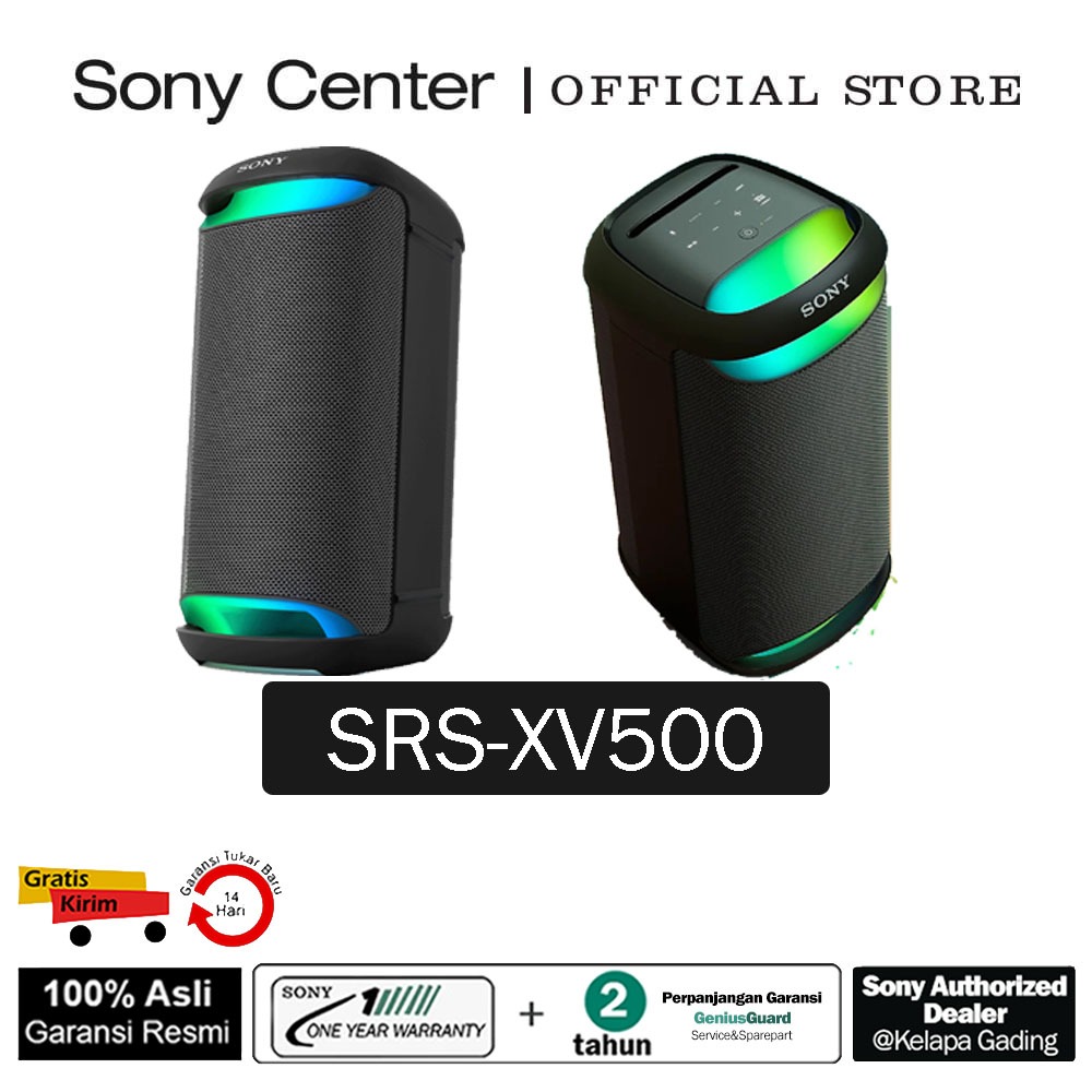 Jual SONY CENTER Speaker Sony SRS-XV500 / Speaker Pesta Nirkabel X ...