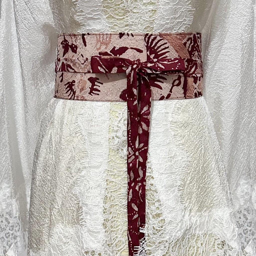 Jual OBI Belt Batik Motif Premium Bahan Viscose Ikat Pinggang Sabuk ...