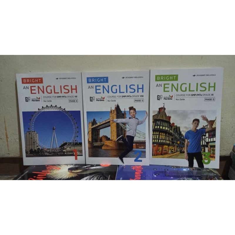 Jual Bright an English Course for SMP/MTs Grade VII,VIII,IX Kelas 7,8,9 Kurikulum Merdeka ...