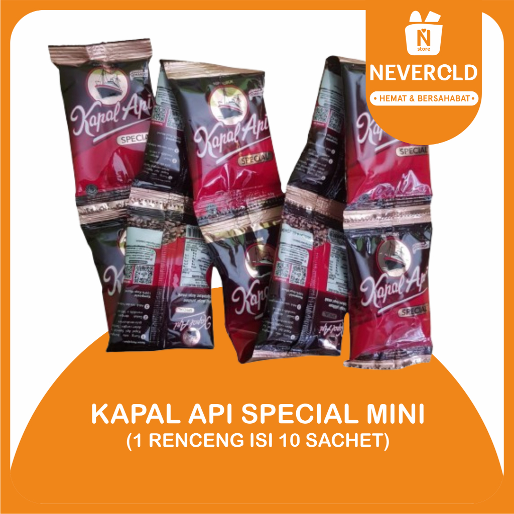 Jual KOPI KAPAL API SPECIAL MINI 6GR 1 RENCENG ISI 10 SACHET | Shopee ...