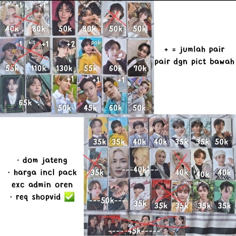 Jual photocard pc seventeen jeonghan mingyu joshua dino woozi | Shopee Indonesia