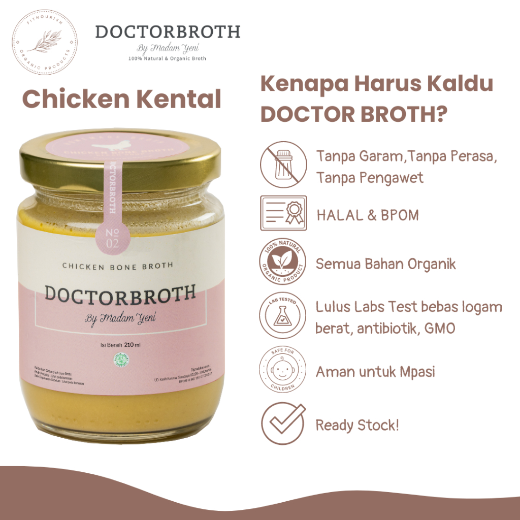 Jual Doctor Broth Chicken Kental - Kaldu Ayam Kental - Kaldu Tulang ...