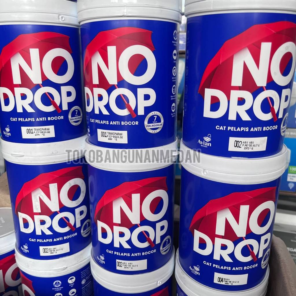 Jual NO DROP 1 kg - Pelapis anti bocor putih abu transparan biru | Shopee Indonesia