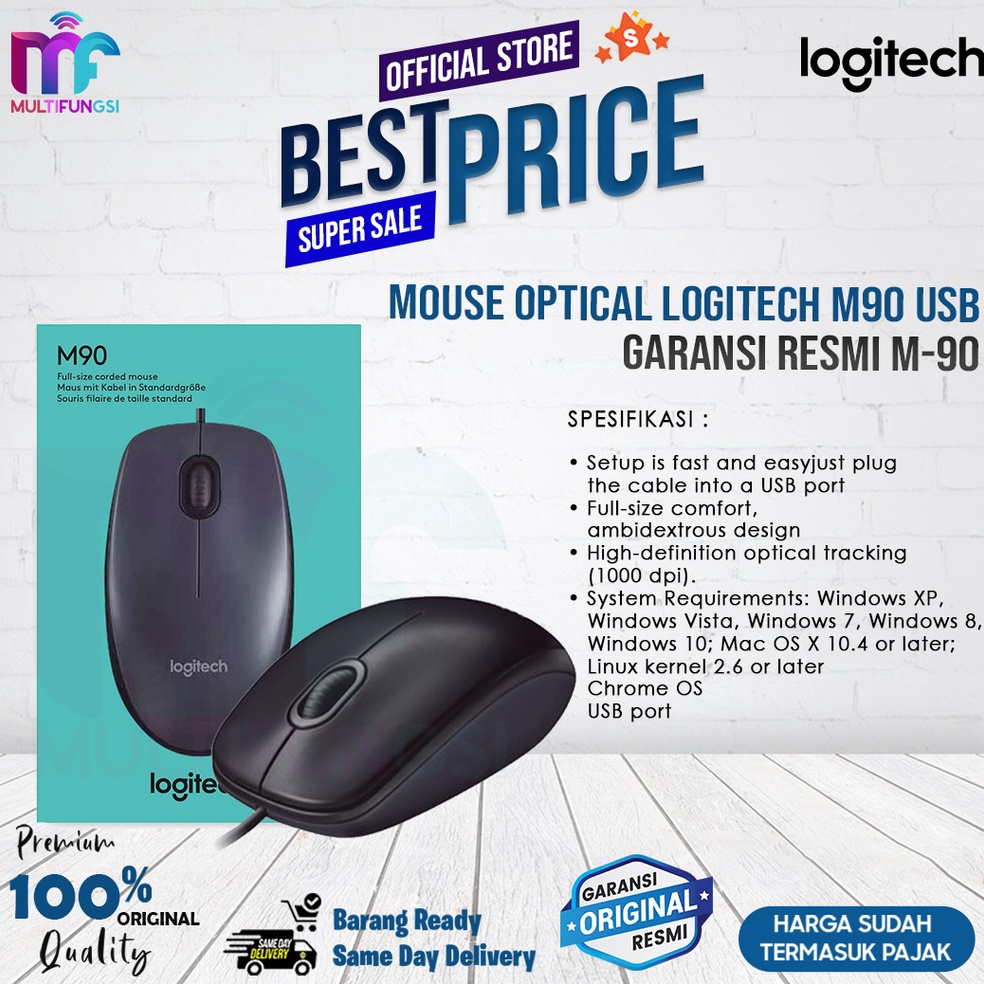 Jual Mouse Optical LOGITECH M9 USB Garansi Resmi M9 m U6M8 | Shopee Indonesia