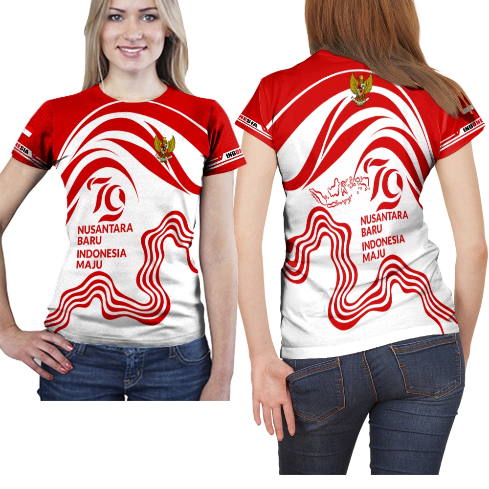 Jual Pakaian Baju Kaos 17 Agustus Hut Ri Ke 79 2024 Dirgahayu Kemerdekaan Republik Indonesia ...