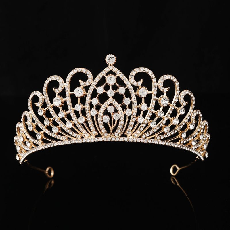 Jual mahkota lady wedding crown besi Alloy mahkota pengantin mahkota ...
