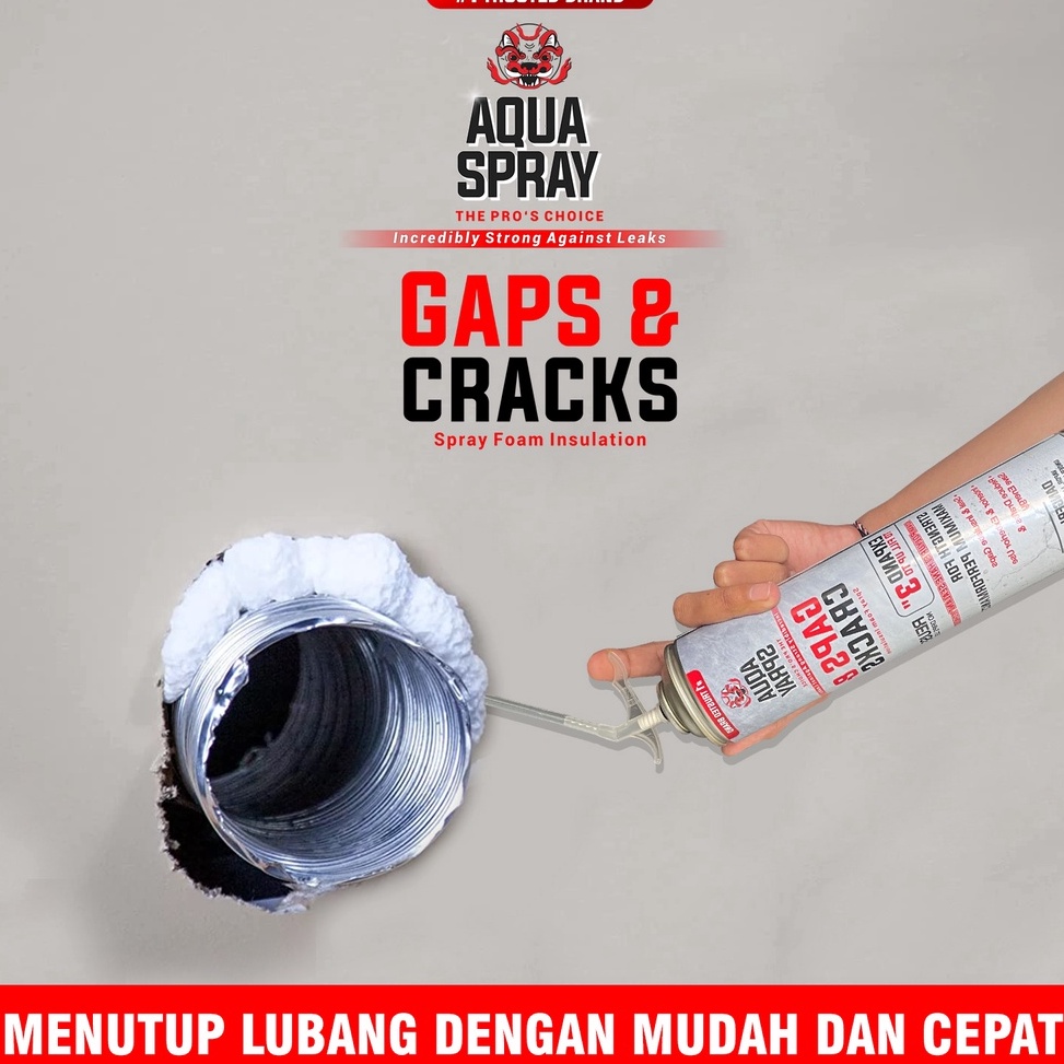 Jual KODE Y94Q Aqua Spray Gaps Cracks Foam Sealant | Shopee Indonesia