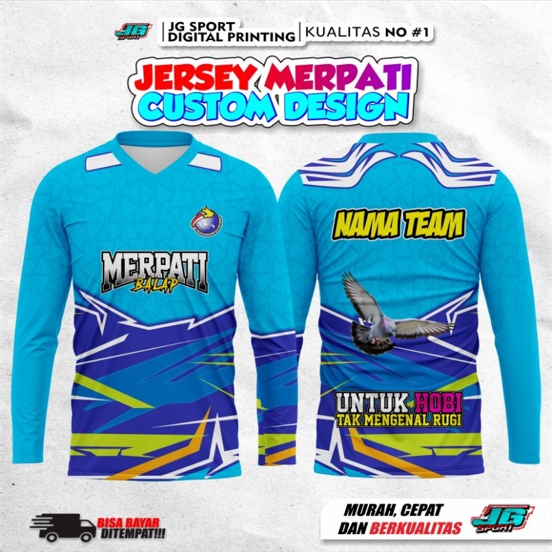 Jual JERSEY MERPATI BALAP CUSTOM DESAIN BEBAS REQUEST | Shopee Indonesia