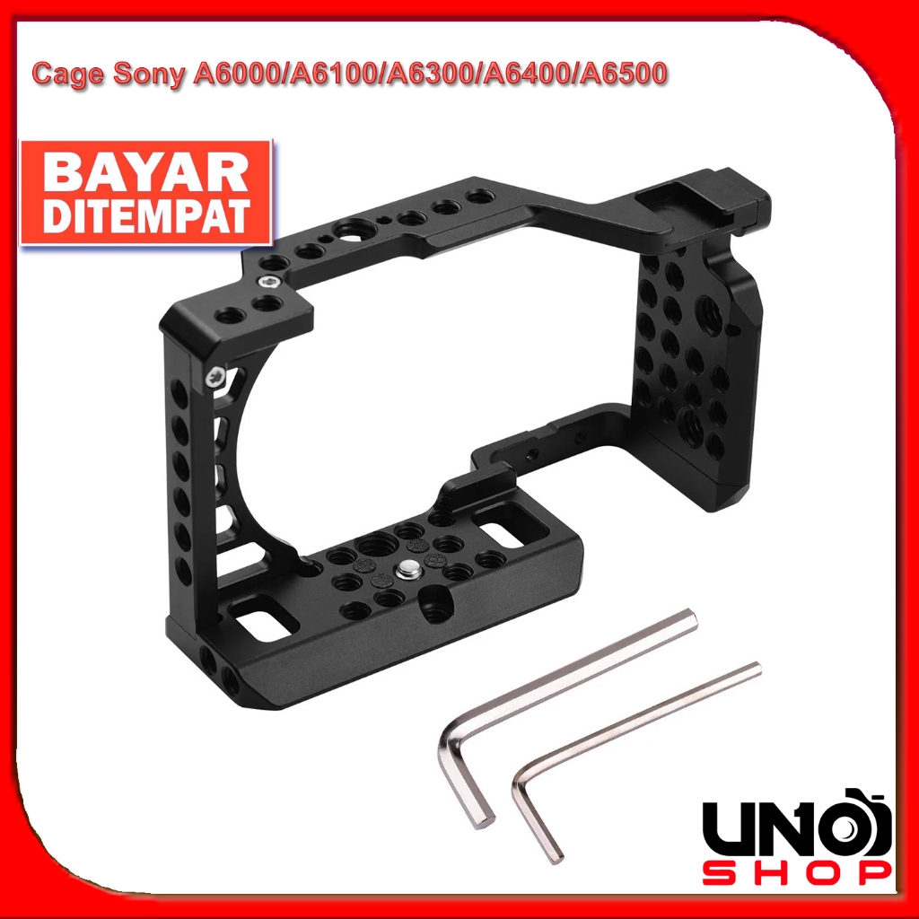 Jual Camera Cage Video Rig for Sony A6000/A6100/A6300/A6400/A6500 ...