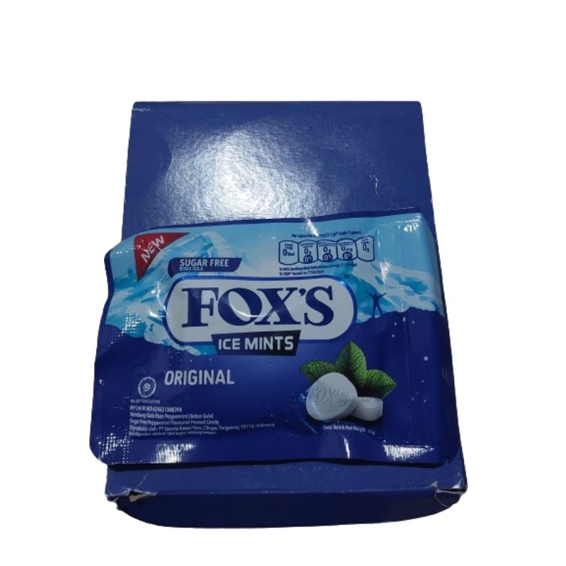 Jual PERMEN FOX'S ICE MINTS SUGAR FREE 25Gr | Shopee Indonesia