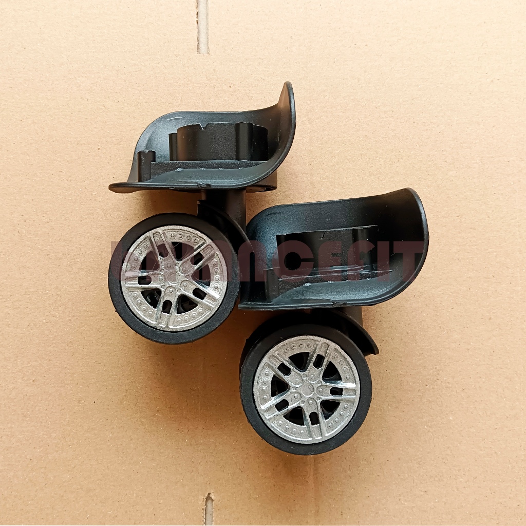 Jual Roda Koper Double Wheel 360 derajat putar | 1 set isi 4 pcs ...