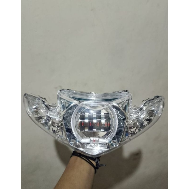 Jual Reflektor Plus Mika Kaca Lampu Depan Vega R New Custom Biled ...