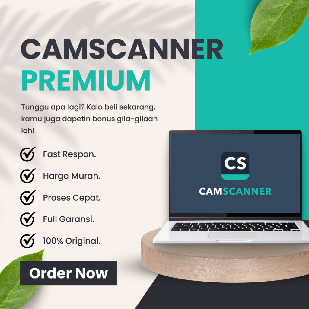 Jual CAMSCANNER 1 BULAN IOS ANDROID FULL GARANSI | Shopee Indonesia