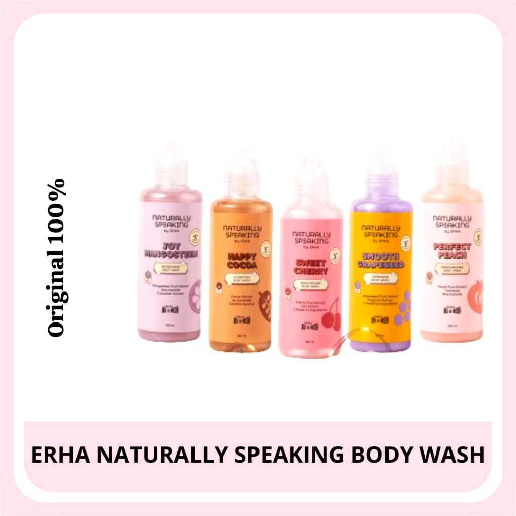 Jual ERHA NATURALLY SPEAKING BODY WASH - ERHA BODY WASH ORIGINAL 100% ...