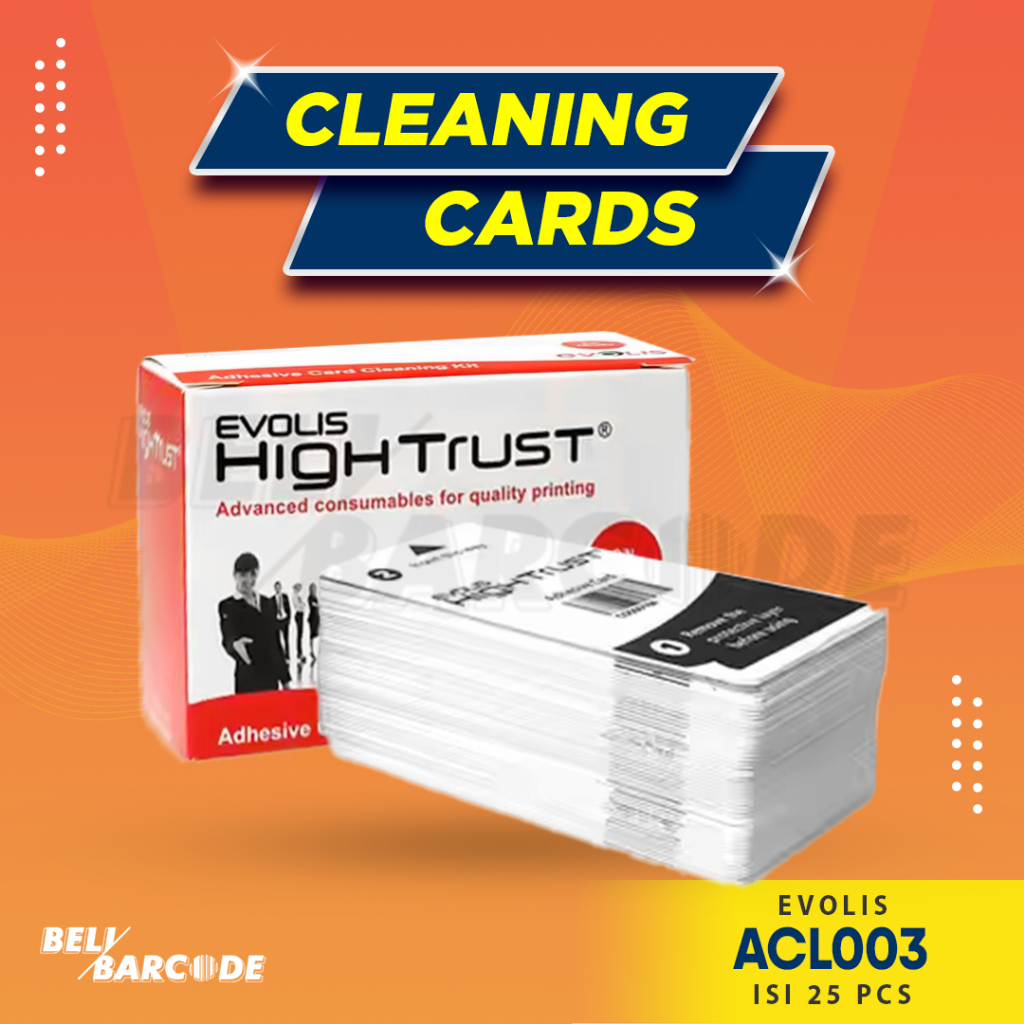 Jual Cleaning Card Kit ACL003 Evolis Zenius Primacy 308 318 Original ...