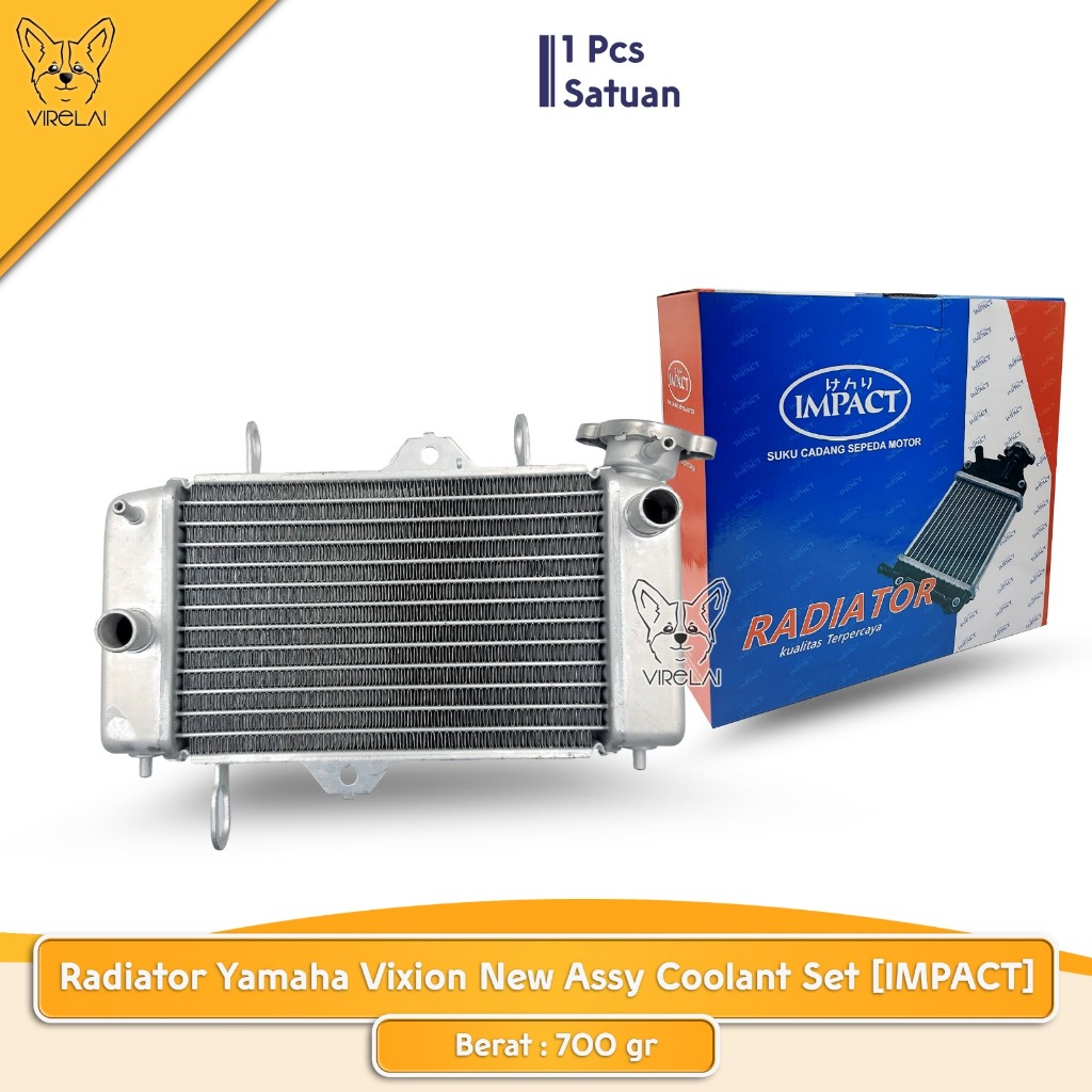 Jual Radiator Yamaha Vixion New Assy Coolant Set [IMPACT] | Shopee ...