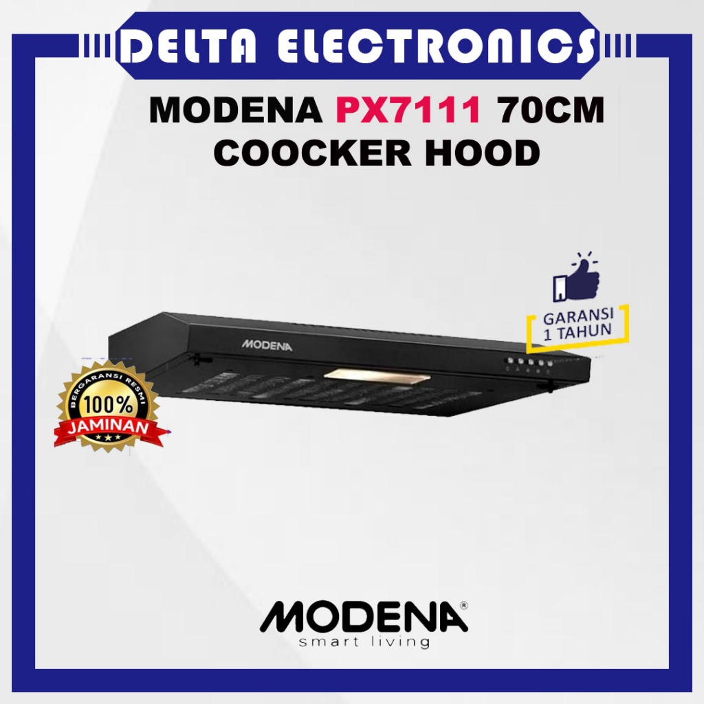 Jual Modena Slim Hood - PX7111 Cooker Hood Slim 70 Cm PX 7111 | Shopee ...