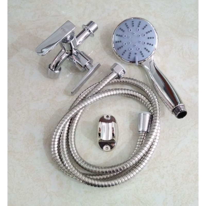 Jual Shower Mandi Set Kran Tembok | Shopee Indonesia