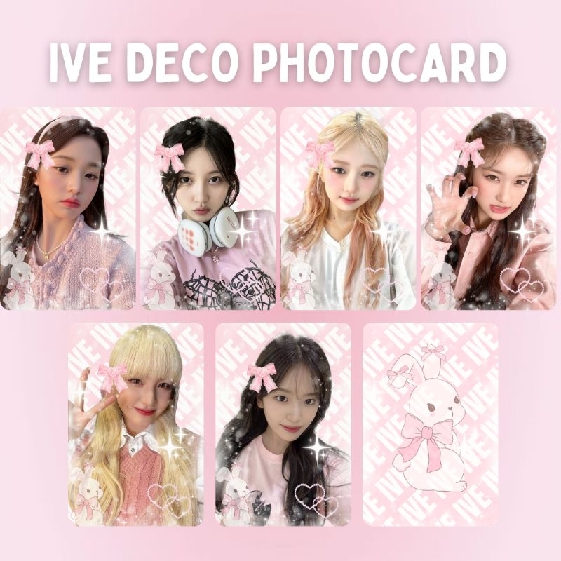 Jual PHOTOCARD DECO IVE, SATU SET. (BACA DESKRIPSI) | Shopee Indonesia