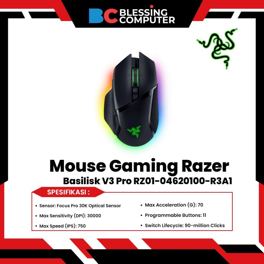 Jual Mouse Gaming Razer Basilisk V3 Pro | Shopee Indonesia