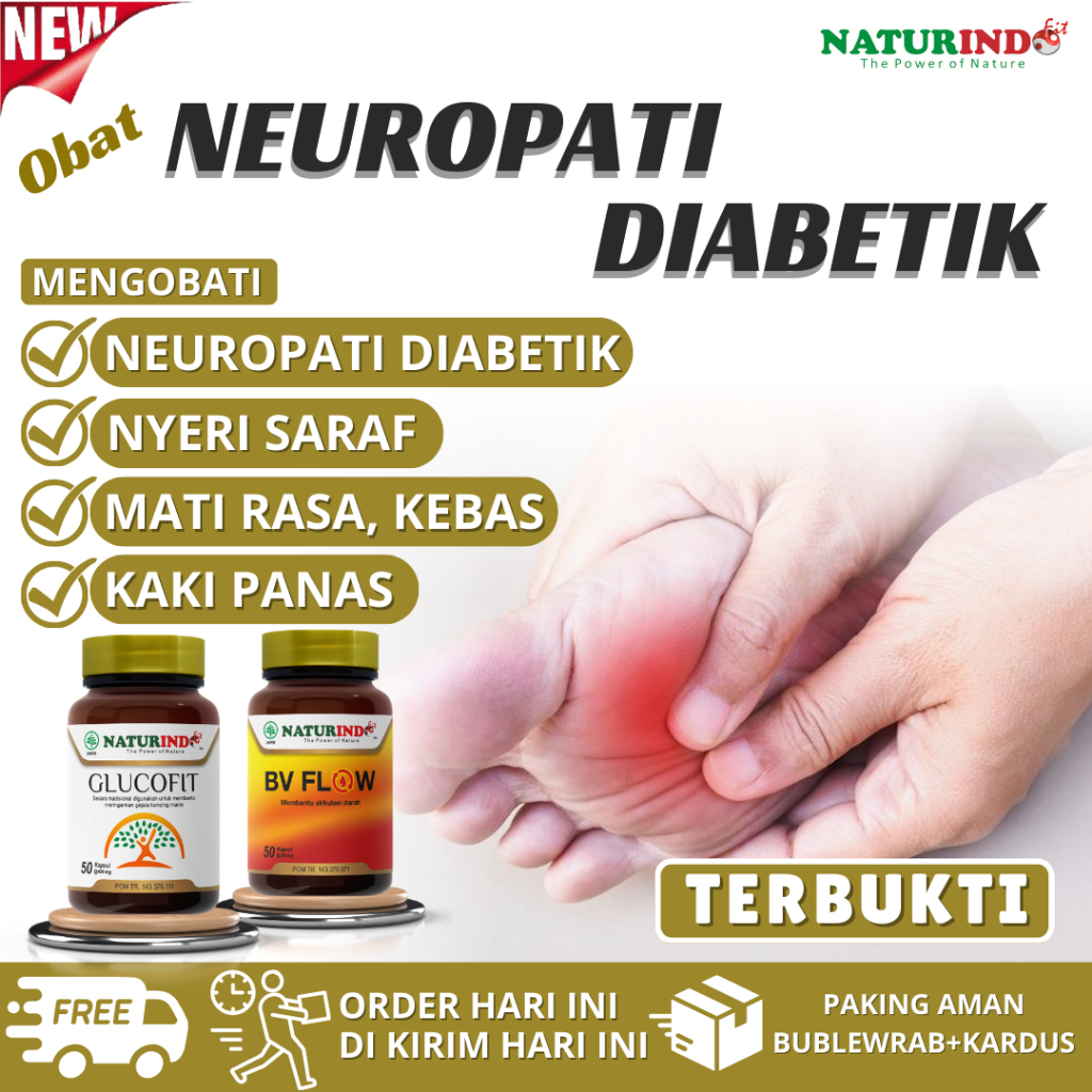 Jual Obat Neuropati Diabetik Diabetes Kaki Panas Seperti Terbakar Kebas ...