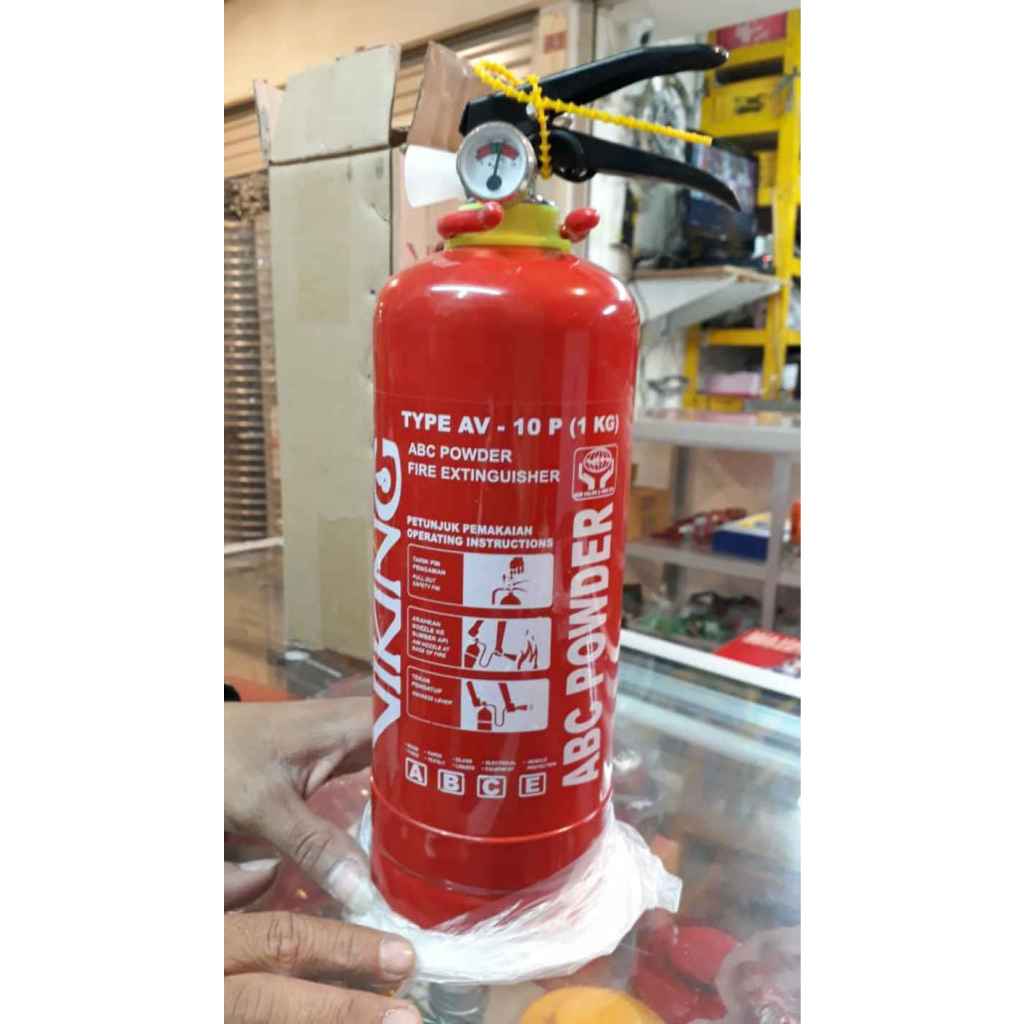 Jual Apar viking 1kg AV-10P powder abc racun api Dry Chemical Powder 1 KG | Shopee Indonesia
