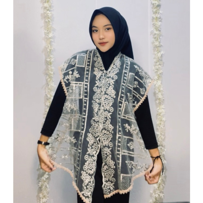 Jual Vest Brukat Modern Outer Rompi Kebaya Tali Brokat Spangle Outfit ...