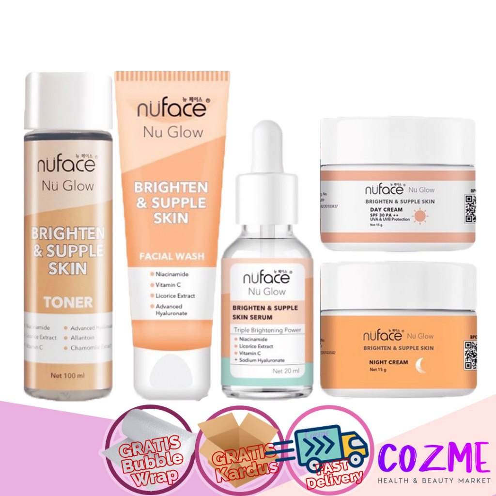 Jual [ 5 PCS ] NUFACE Paket Isi 5 x Fuji Series Face Wash || Toner ...