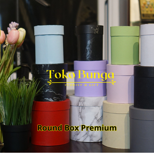 Jual Bloom Box Bulat Box Bunga Kotak Bunga / Flower Box Blooming Box ...