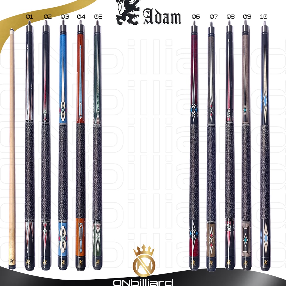 Jual KODE C66X ADAM II Cue Stick Billiard Lokasi Play Grip Linen 1275mm ...
