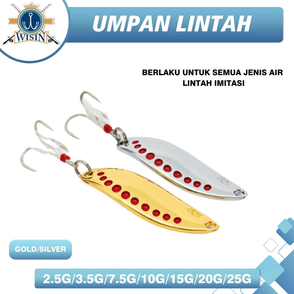 Jual WISIN Umpan Pancing Spoon Lintah yang Mendesis lure soft 2.5g 5g 7 ...