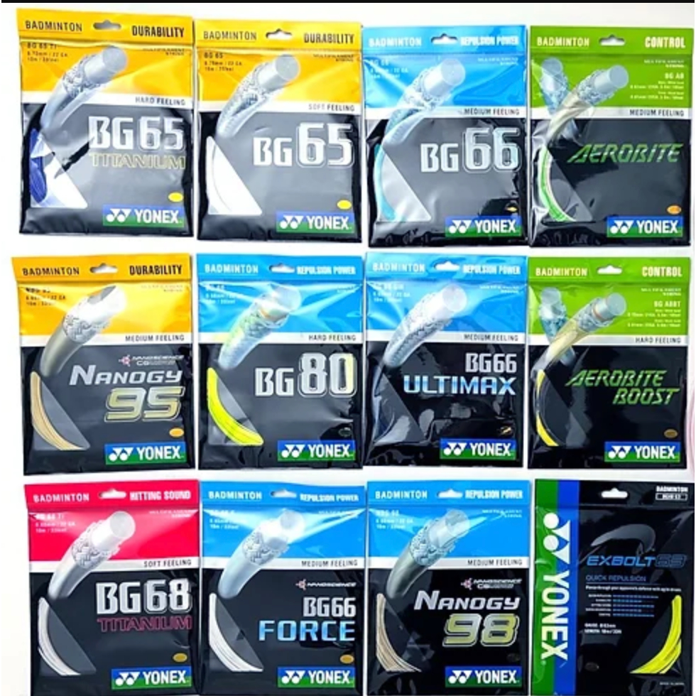 Jual [GROSIR] Senar Badminton YONEX ISI 5 dan 10 BOX KOTAK BG5 BG6 BG9 ...
