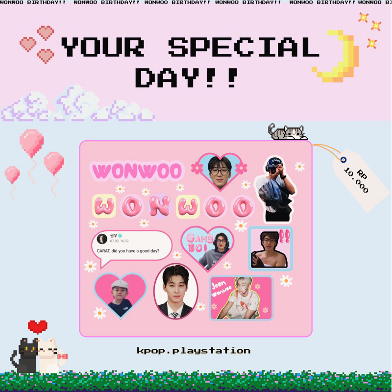 Jual STICKER WONWOO SEVENTEEN | Shopee Indonesia