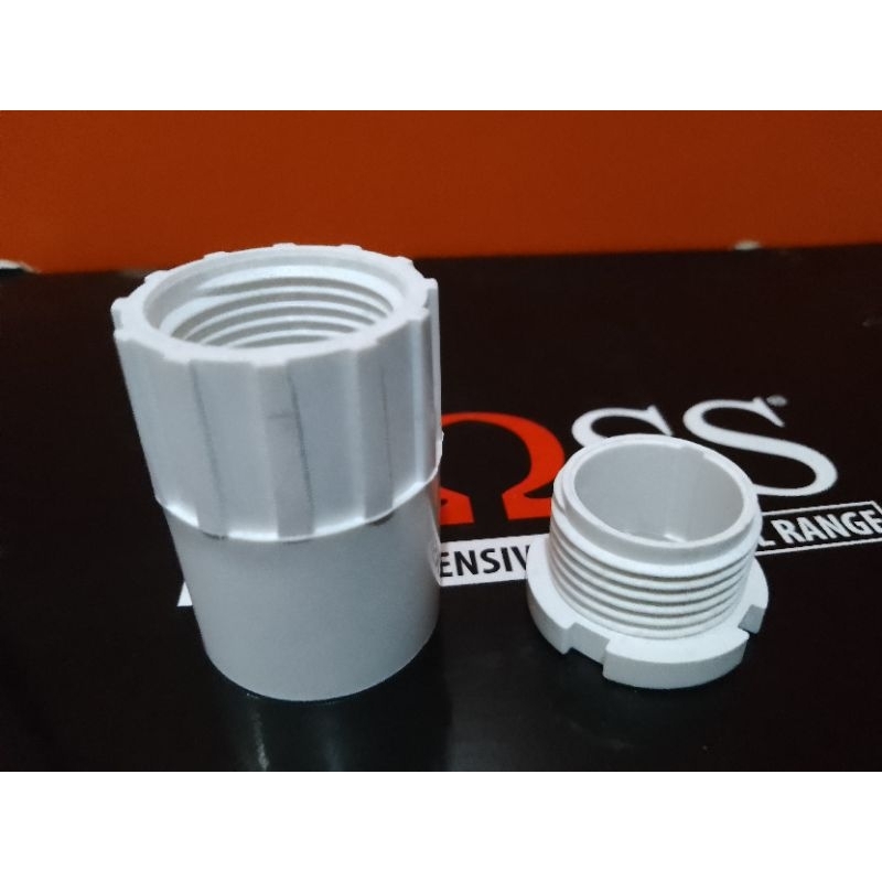 Jual sok drat pipa conduit boss 20mm putih | Shopee Indonesia