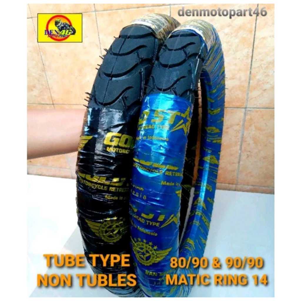 Jual ban metik ukuran 80/90 14 dan 90/90 ring 14 ban beat vario mio genio fino xeon | Shopee ...