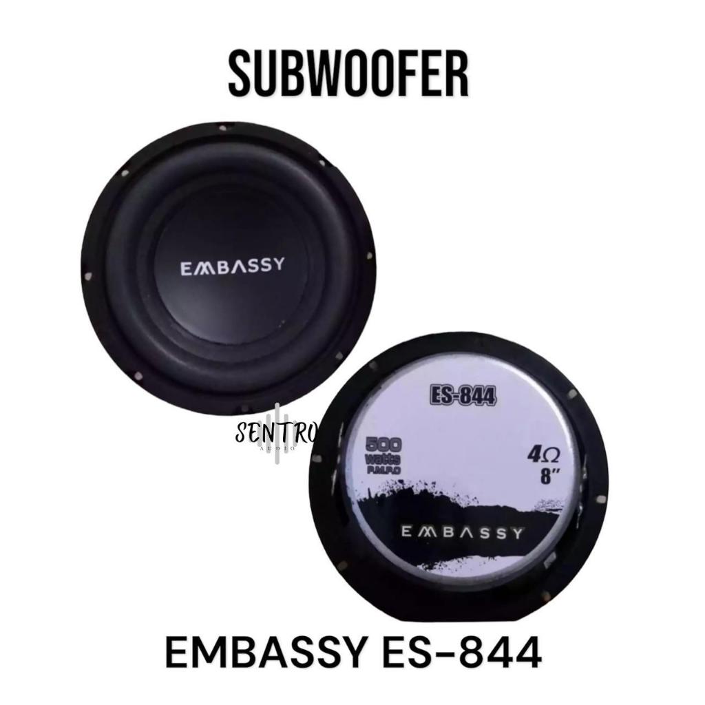 Jual SUBWOOFER 8 Inch 500 Watt EMBASSY ES-844 DOUBLE COIL MAGNET BESAR | Shopee Indonesia