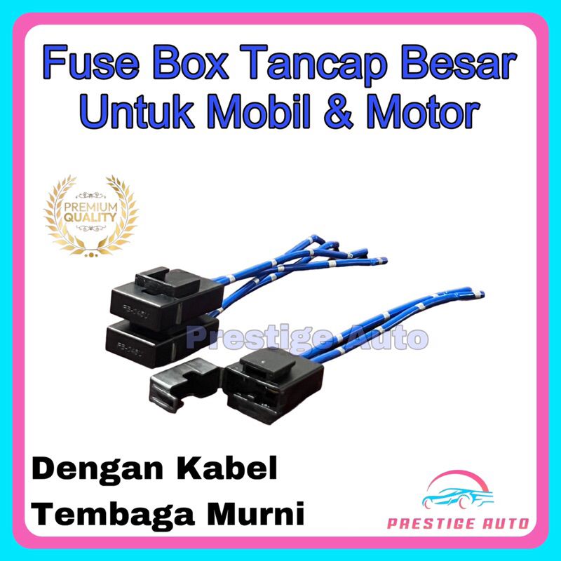Jual Fuse Box / Rumah Sekring DX Tancap Besar Mobil & Motor Dengan ...