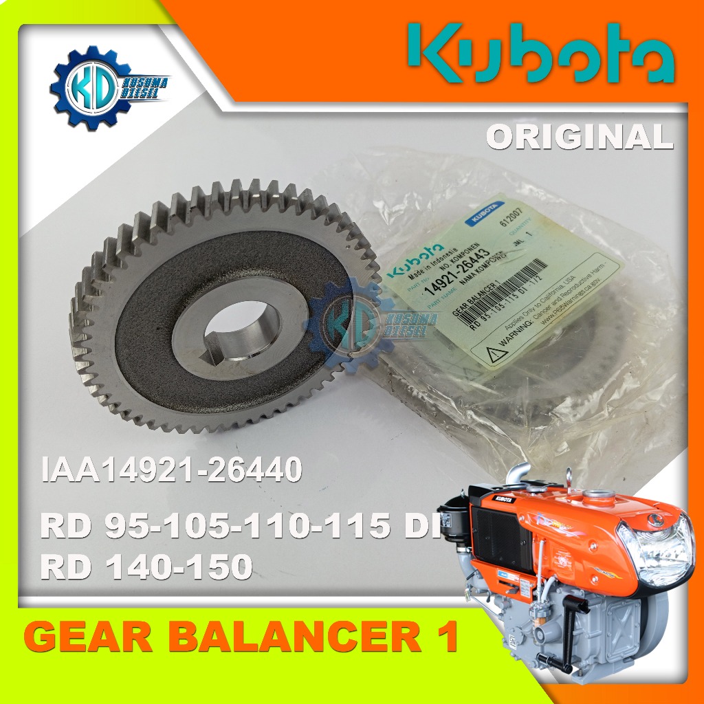 Jual GEAR BALANCER 1 RD 95-105-110-115 DI/ RD 140-150 - SPAREPART ...
