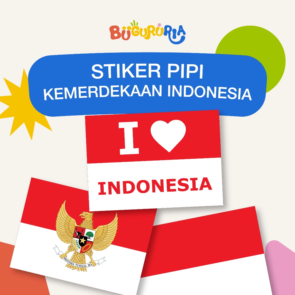 Jual STICKER STIKER PIPI BENDERA MERAH PUTIH STIKER HUT RI HUT RI ...