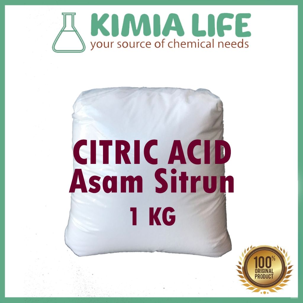 Jual Citric Acid / Asam Sitrat / Asam Sitrun Food Grade 1 KG | Shopee ...