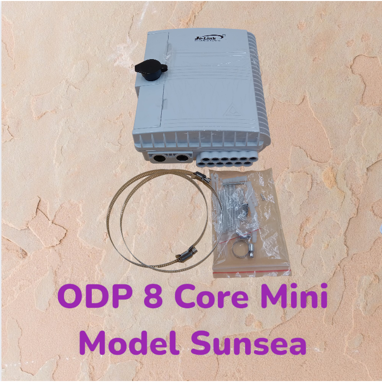 Jual ODP Mini 8 Core Model Sunsea Include Splitter Box 1:8 (Putih ...