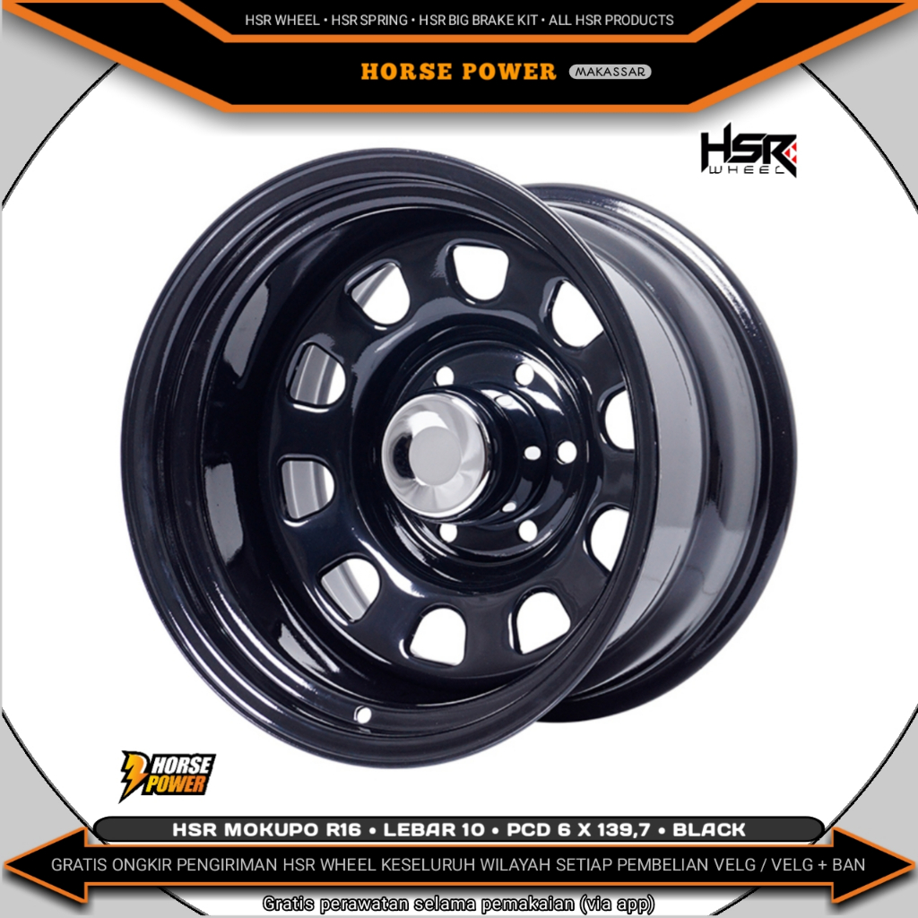 Jual Velg Besi R16 • Mobil 6 Baut Roda • Single Pcd 6 x 139,7 • Hsr ...