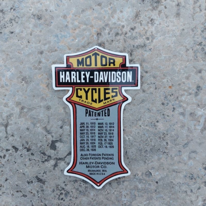 Jual STIKER - HARLEY DAVIDSON - PATENTED | Shopee Indonesia