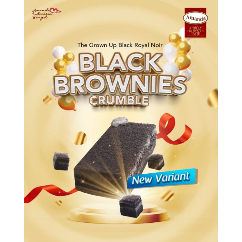 Jual Amanda black brownies crumble brownies Amanda black crumble Amanda ...