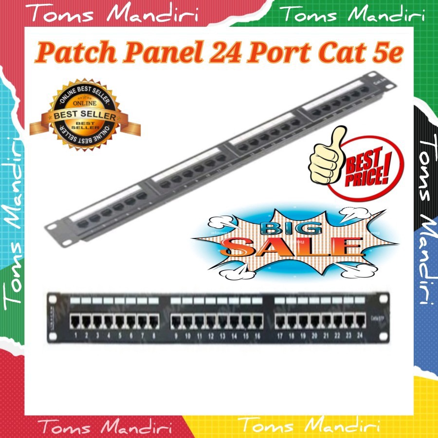 Jual TREND Patch Panel Networking 24 Port With modular 19 1U | Shopee ...