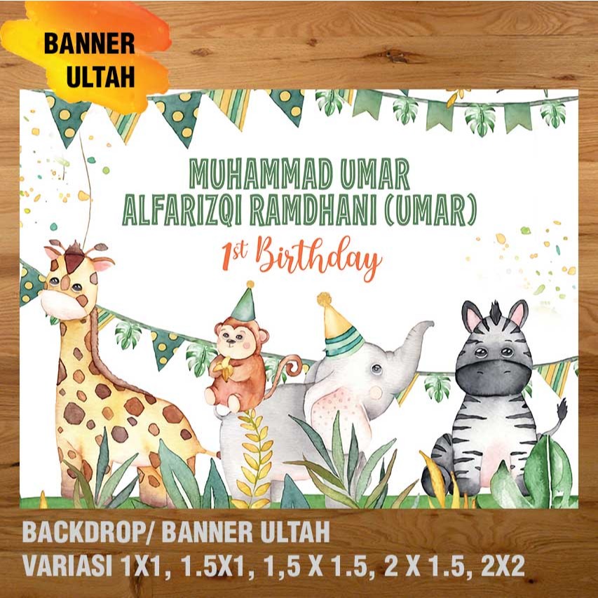Jual KEBUN BINATANG /ZOO/ANIMAL/ SAFARI/ BANNER/ BACKDROP/ SPANDUK ...